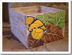 Dani Siegel: Hand Painted Wine Crates