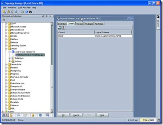 SOA Infrastructure: Setting up Oracle Data Integrator (ODI) with Change ...