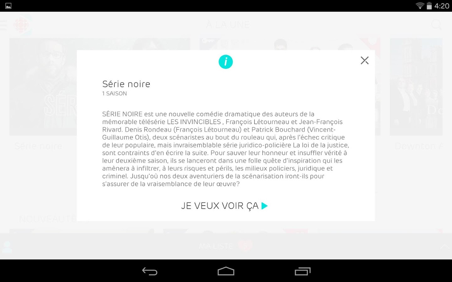 ICI Tou.tv - Applications Android sur Google Play