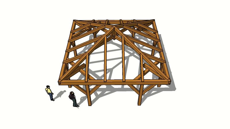 Hip roof design - Timber Frame Forums