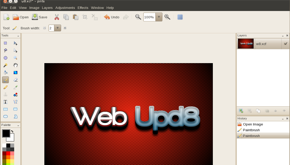 Pinta 0.4 (Image Editor) Released With Docking, Multiple Language ...