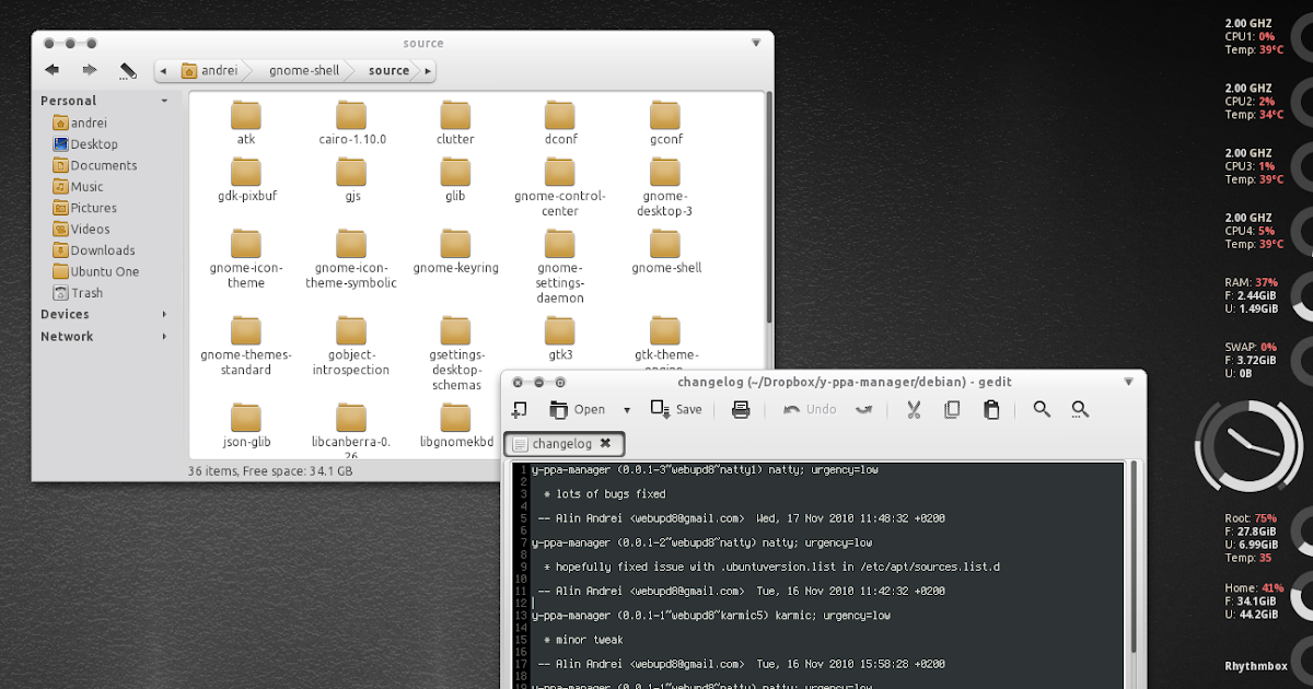 Install Gnome2 Globalmenu In Ubuntu 10.10 Maverick Meerkat ~ Web Upd8 ...