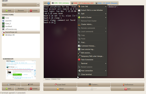 PAC Manager: Easily Manage SSH/Telnet Connections ~ Web Upd8: Ubuntu ...
