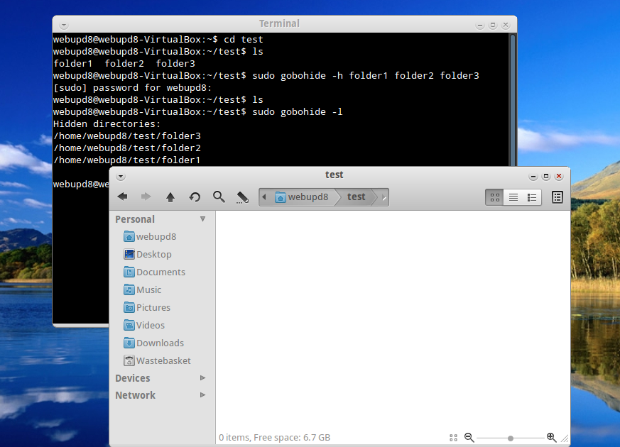 How To Really Hide Folders In Ubuntu Using The Gobolinux Kernel And Gobohide Deb Download