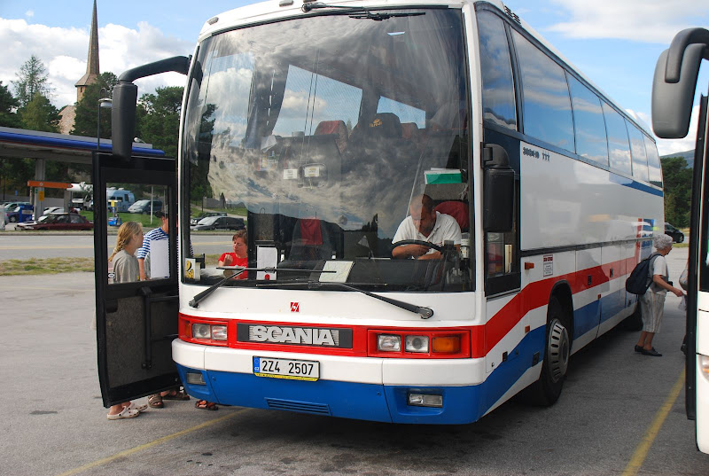 Tsjekkisk Scania Ikarus på tur i Norge