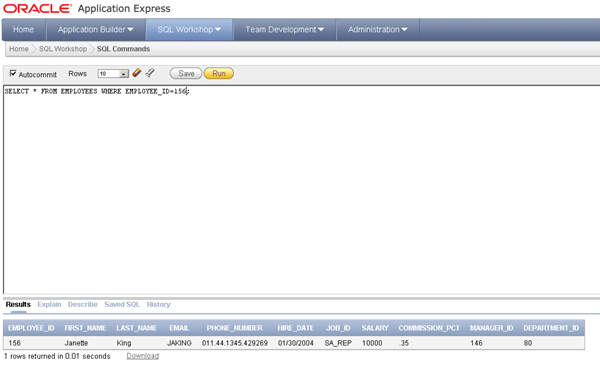 Table Operation On Oracle 11g Xe With Oracledbbinding Steef Jan Wiggers Blog