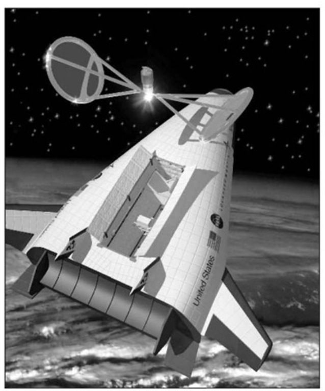 Solid Rocket Boster Beams Space Shuttle