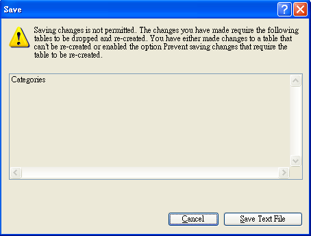 賀瑞斯機器兵: Remove Prevent Saving Changes in MS SQL Server 2008 R2