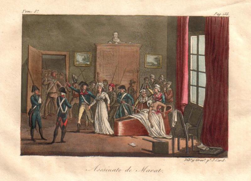 To Find the Principles: 13 July 1793: Assassination of Jean-Paul Marat ...