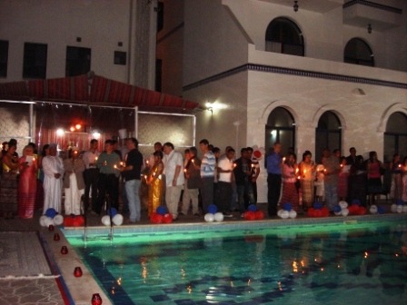 B. in the Sultanate of Oman: Thai party at Beach Hotel in Muscat
