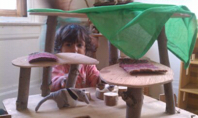 DIY Family: Trash craft- DIY Gnome tree house and tree branch blocks