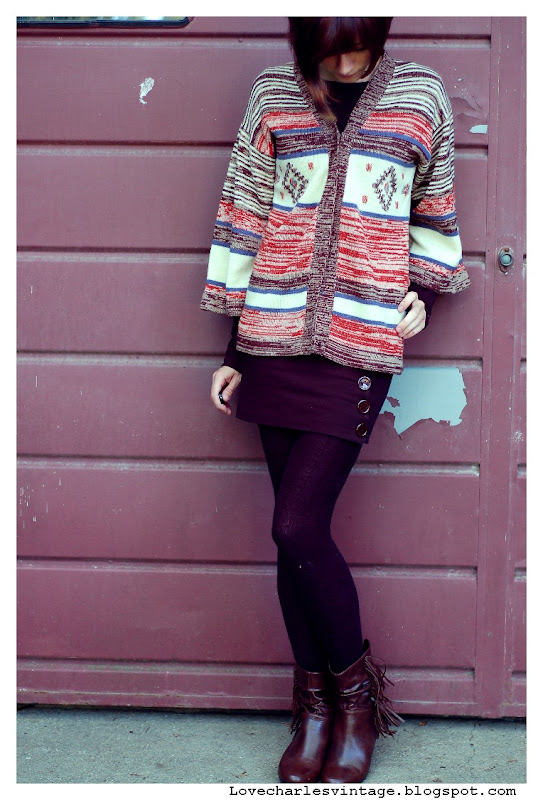 Love Charles Vintage: How to style it: 1970s Cardigan
