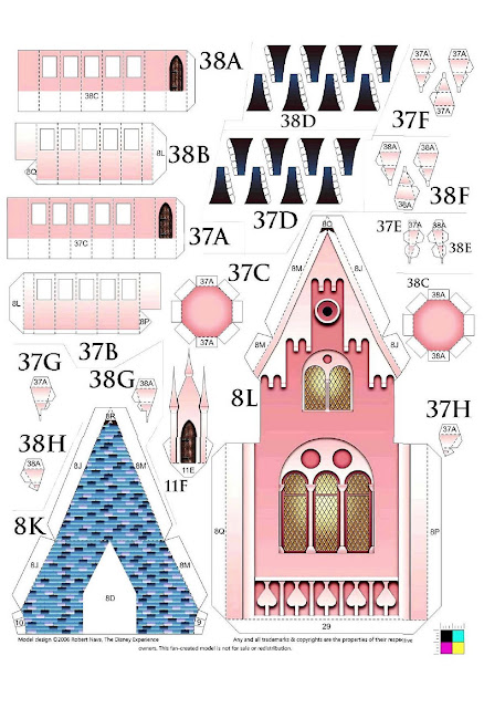 MAQUETA DE CASTILLO PARA RECORTAR Y MONTAR