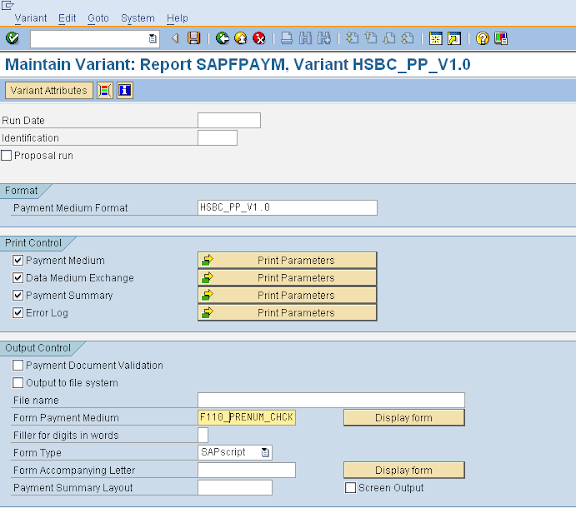 Solved: No variant found when running payment program - SAP Community