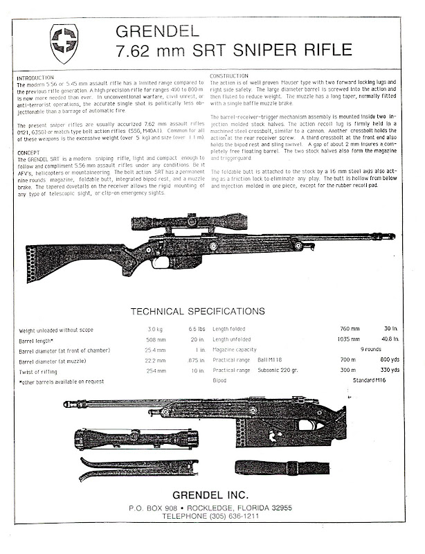 Grendel Brochure scans | Community for Kel-Tec Shooters