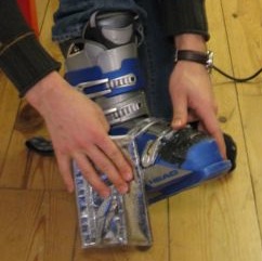 DIY ski boot stretching attept #1, snowHeads ski forum