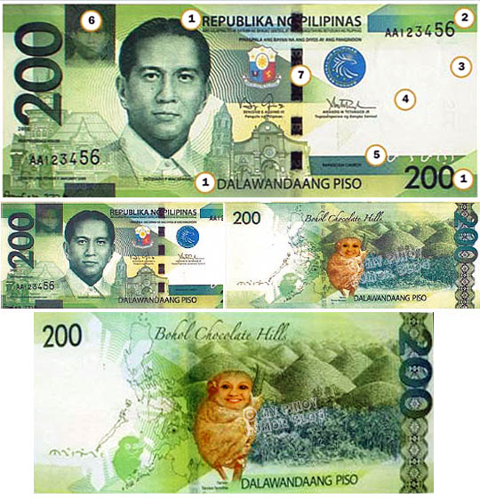 Aquano's Blog: Bagong Mukha ng Pera (new ₱200 bill)