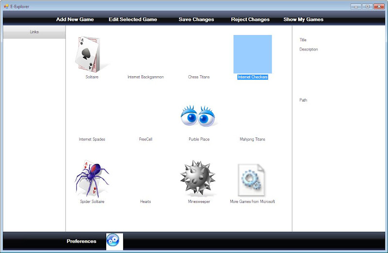 Icons for Windows 7 Internet Games :: Game Explorer Editor