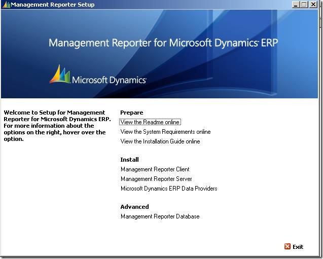 About Dynamics, Development and Life: Updating Management Reporter to SP1