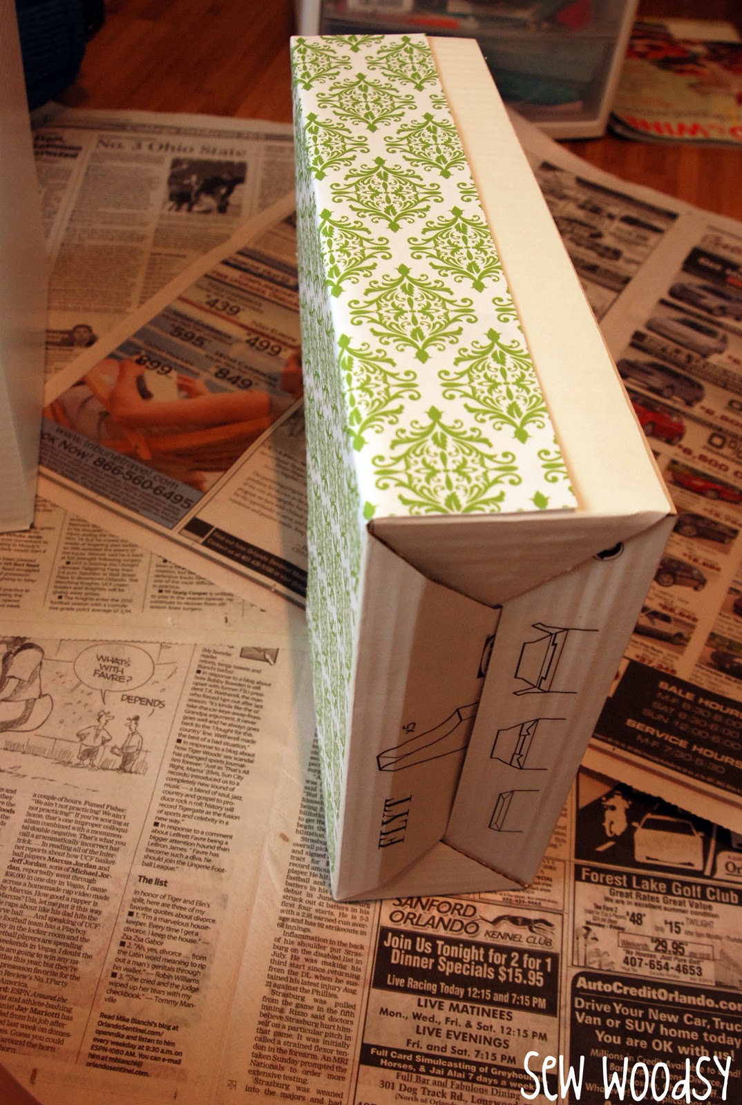 Decorative Magazine Storage Container How to | Remodelaholic