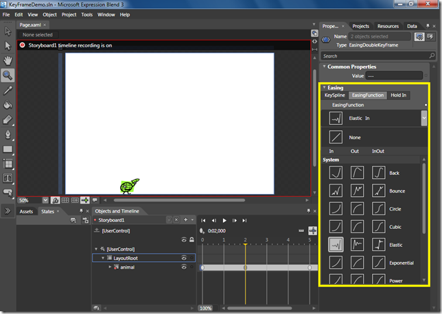 Windows developer future: Expression Blend 3: Gradient Tool, Tile Brush & Easing Functions