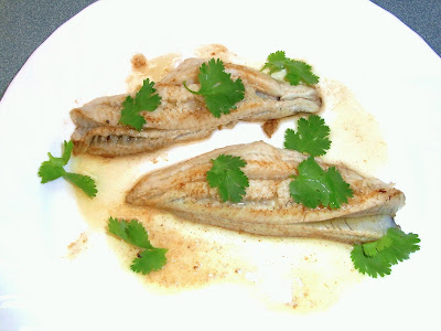 Alaska Adventure: Kelp Greenling with lime, butter, and cilantro