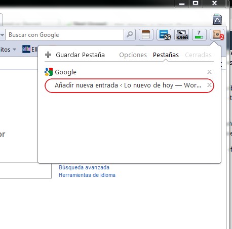 Guardar las pestañas abiertas en Opera con Tab Vault - Lo nuevo de hoy