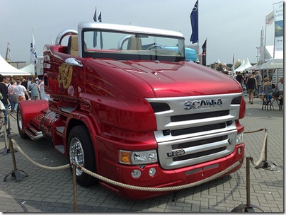 Bizarrices Automotivas: Scania R999 “Red Pearl”
