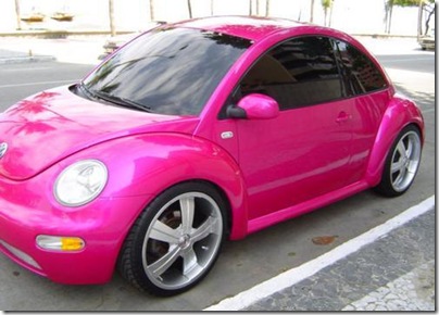 Bizarrices Automotivas: Carros Cor-de-Rosa