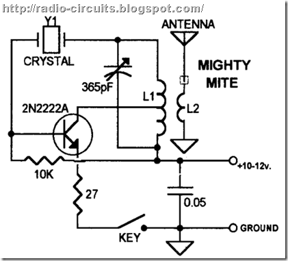 Radio Circuits Blog: One Transistor Transmitter for QRP operation
