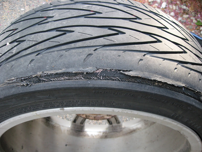 Atrocious tire wear... alignment? Or worse?