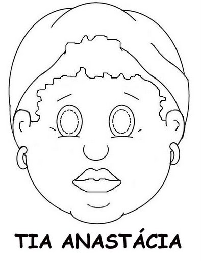 Tia para colorear - Imagui