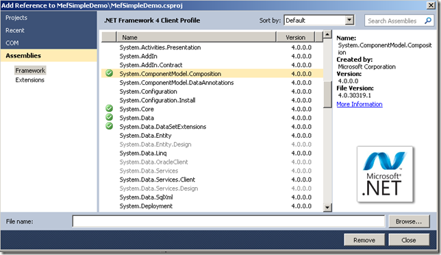 Max De Zines The Maxx Code Blog Mef The Managed Extensibility Framework