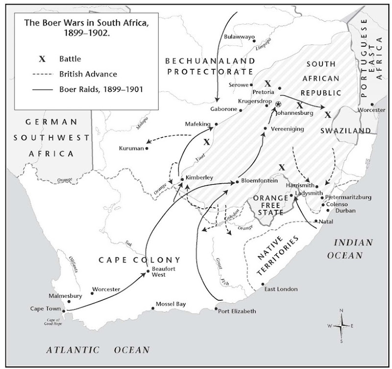 Boer War Map