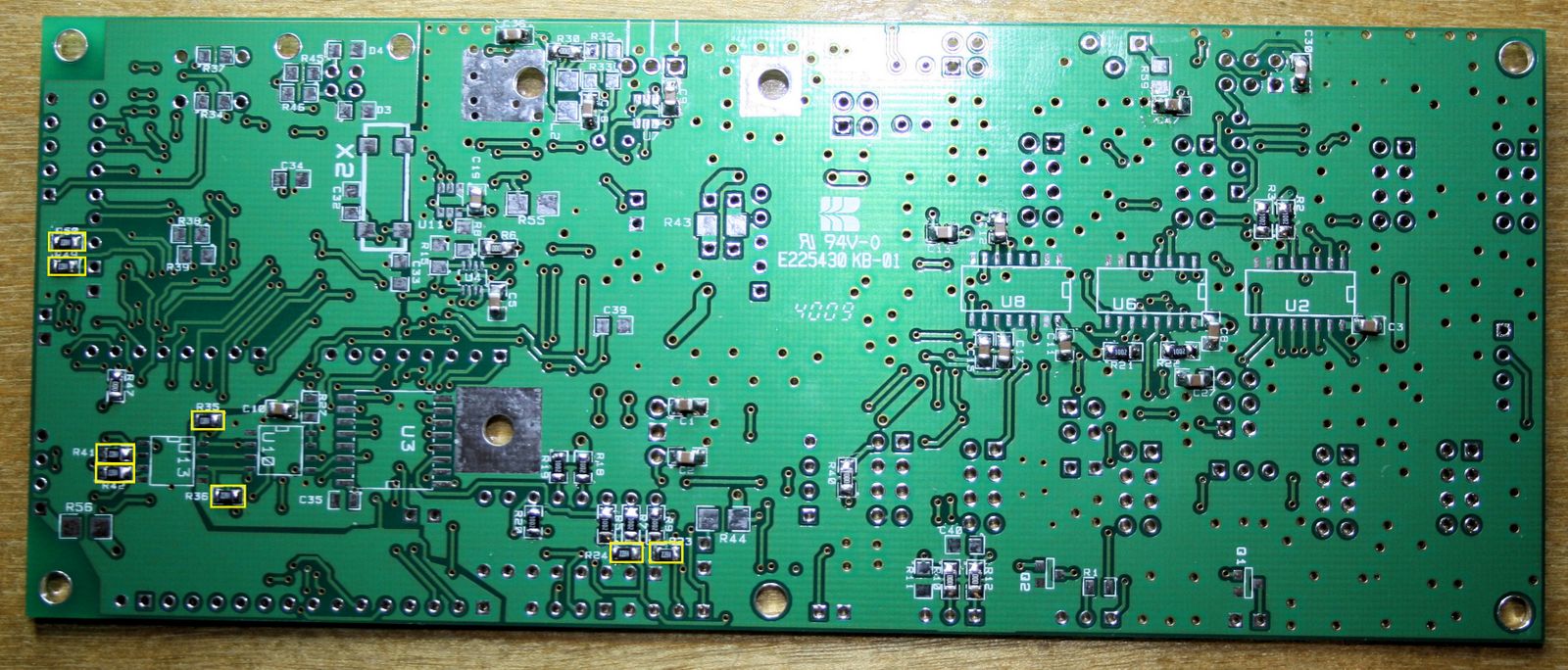 KB1MTS: 2.2k Resistors added (R23, R24, R29, R35, R36, R41, R42, R49 ...