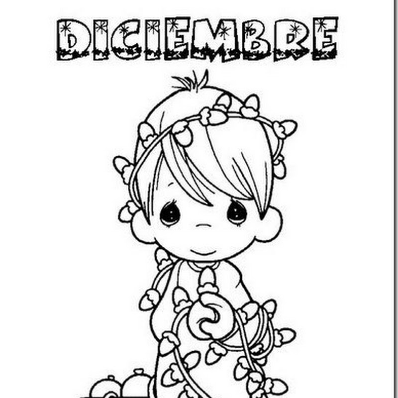 Precious moments meses del año para colorear - Blog de imágenes