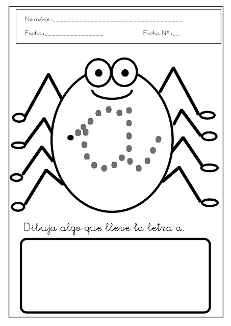 APRENDE A ESCRIBIR LA LETRA A. ACTIVIDADES DE CALIGRAFIA INFANTIL
