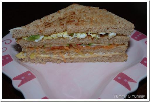Layered Sandwich | Yummy O Yummy