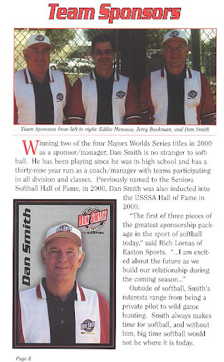 2001 Dan Smith Team - www.softballcenter.comwww.softballcenter.com