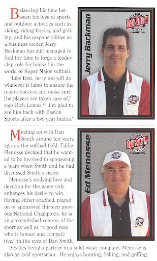 2001 Dan Smith Team - www.softballcenter.comwww.softballcenter.com