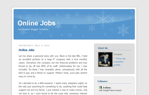 Super Collection of 2 Column New Blogger Templates (A)