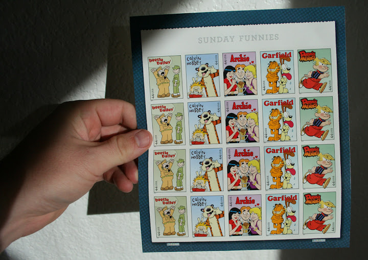 Calvin and Hobbes U.S. postage stamp... that is all. : pics