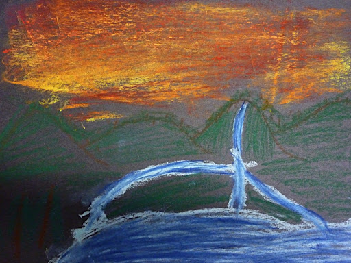 The Accidental Art Teacher: Week 17: Warm, Cool, Foreground, Background