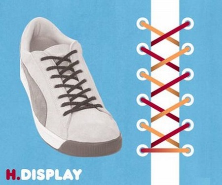 15 different ways to tie the shoe knot | Amusing Planet