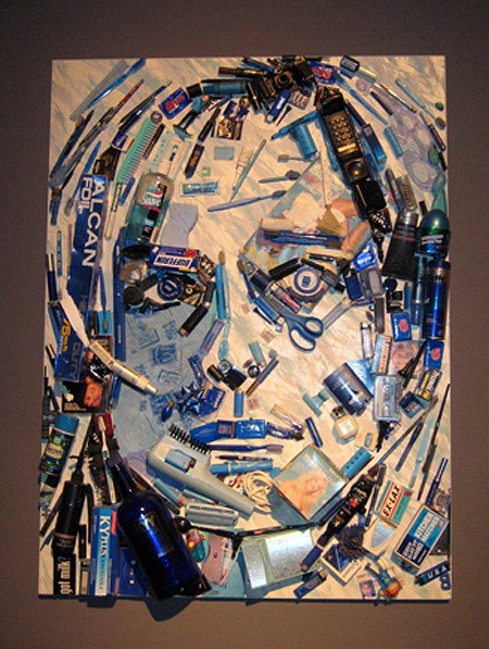 Jason Mecier turns junk into portraits | Amusing Planet