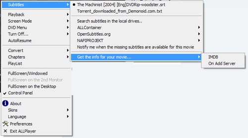 ALLPlayer – Media player with smart subtitles and more