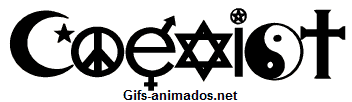 u2 bono coexist gifs animados exclusivos original u2-coexist animada de ...