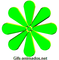 flor luz verde e amarelo gifs animados exclusivos original ...