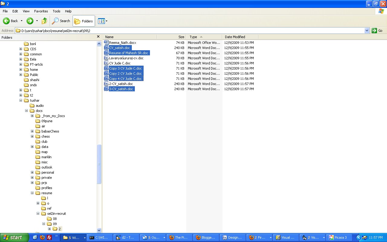 Software Tips And Articles A List Of Selected Files