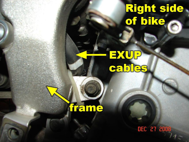 exup cable routing - please help! | Yamaha R1 Forum: YZF-R1 Forums